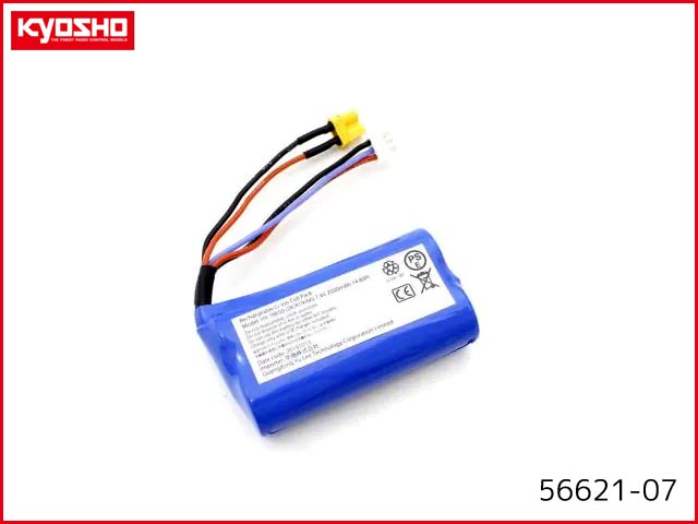 京商 56621-07 7.4V2000Ah/Lipo / RC建機 1/20 CAT 330D L専用スペアバッテリー ...
